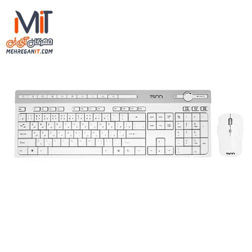 قیمت کیبورد و ماوس بی سیم تسکو مدل TKM 7106W
